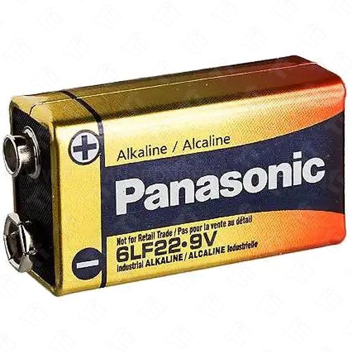 Panasonic 9V Alkaline Battery | Transponder Island Inc.