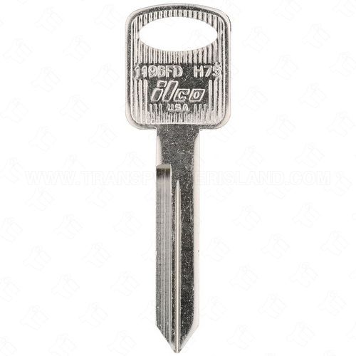 ILCO 1196FD - H75 Ford 8 Cut Key Blank | Transponder Island Inc.