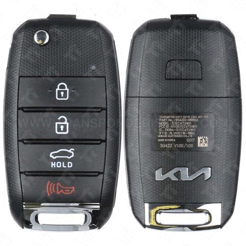 Kia Rio Remote Flip Key 95430-H9850 NYOSYEC4TX1611