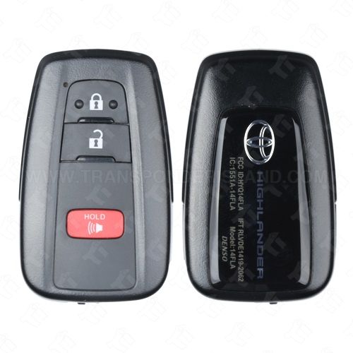 Toyota Highlander Smart Key 3B - HYQ14FLA 8990H-0E360