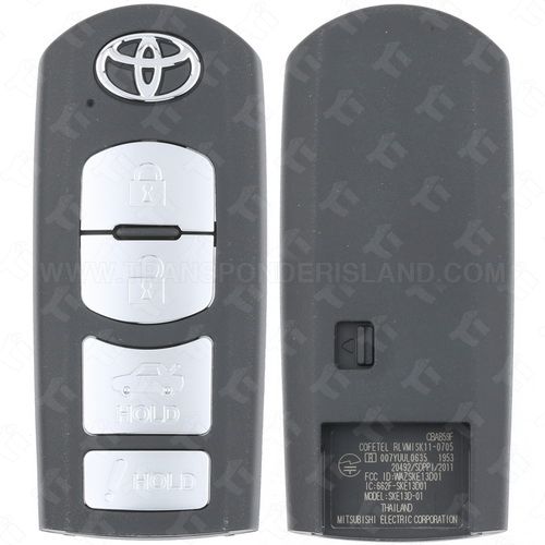 2017 - 2020 Toyota Yaris iA Smart Key 4B Trunk - WAZSKE13D01 ...