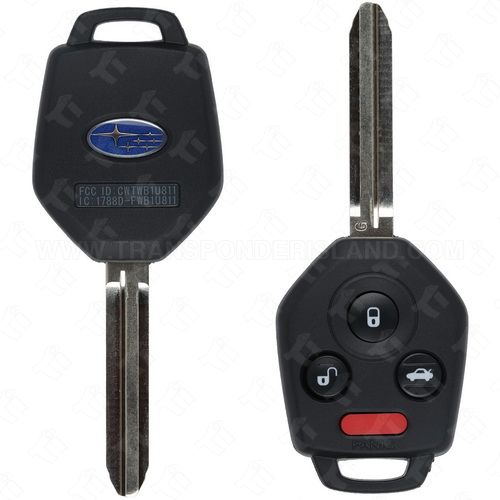 Subaru WRX Remote Key - Gray CWTWB1U811 - Subaru 57497VA330